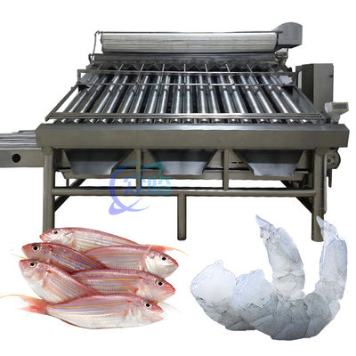 Fully Automatic Fish Weight Sorting Machine Food Conveyor Weighing Scale