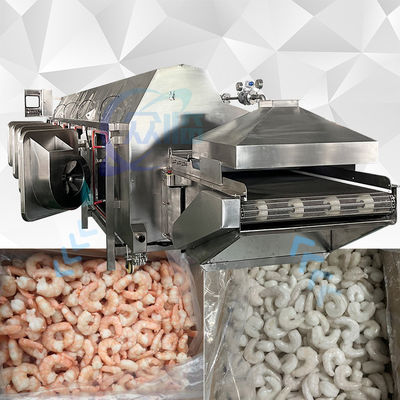 380V 50Hz Seafood Shrimp Cooking Machine Multifunctional 1000KG