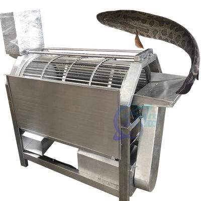 Rotary Drum Fish Scaling Machine 2200W 500-600kg/H For Restaurants