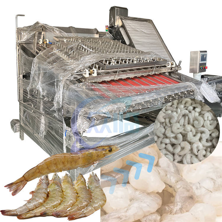 ISO Stable Shrimp Peeling Machine Shell Separator Multi Function