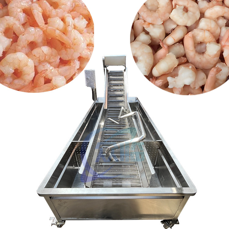 Seafood processing plant frozen fish and shrimp washing water cycle ...