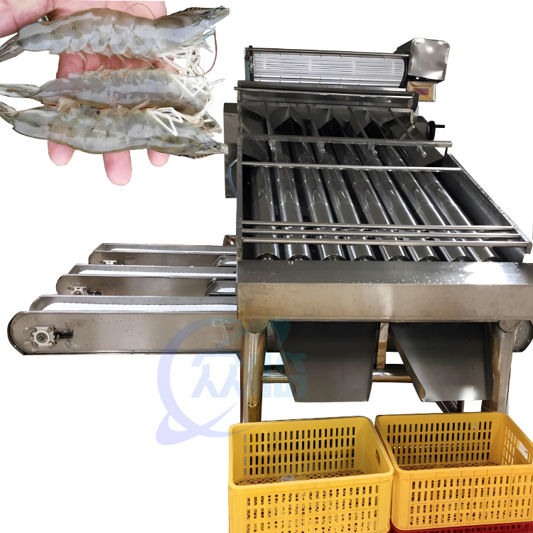 Seafood process equipment shrimp washing grading machine Automatic ...