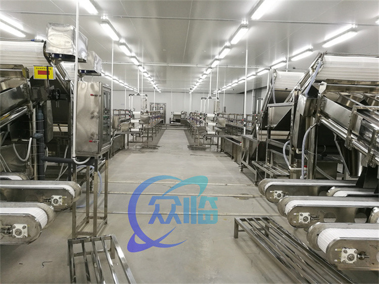 Shrimp processing fully automatic shrimp shelling line Shrimp impurity ...